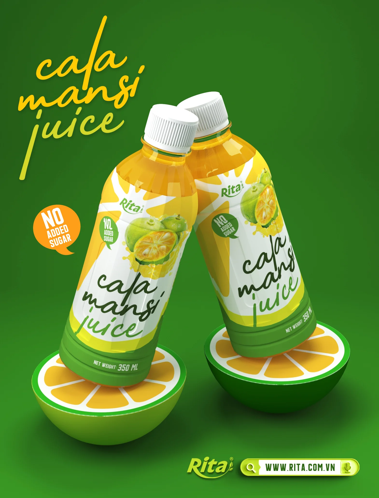 350ml Pet Bottle Calamansi Juice Drink - Beverage Manufacturer