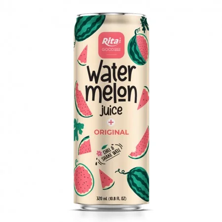 New Version Rita Original Watermelon Juice 320ml Sleek Can - Beverage Manufacturer